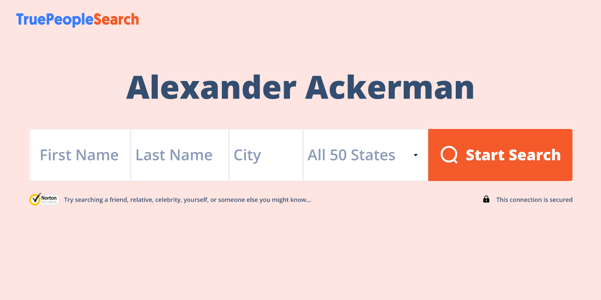Alexander Ackerman Phone Number, Address, Email & More ...