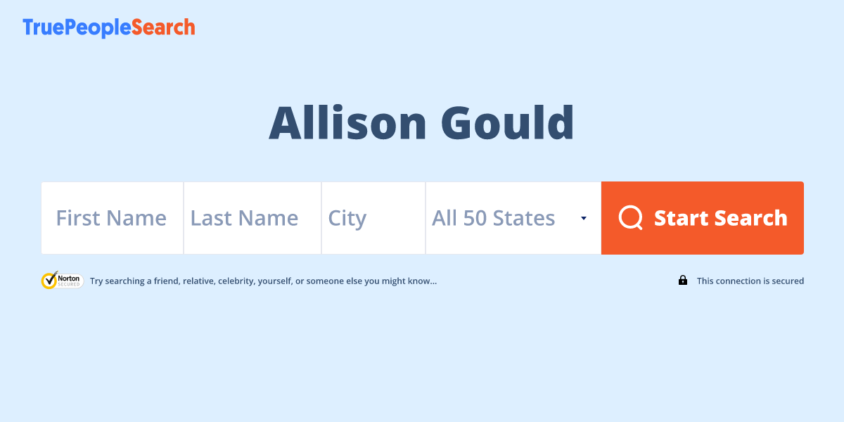 Allison Gould Phone Number, Address, Email & More - TruePeopleSearch.net