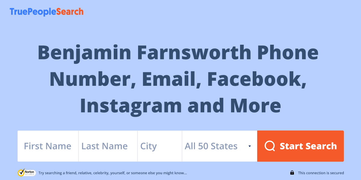 Benjamin Farnsworth: Number, Email, Facebook, Instagram and More