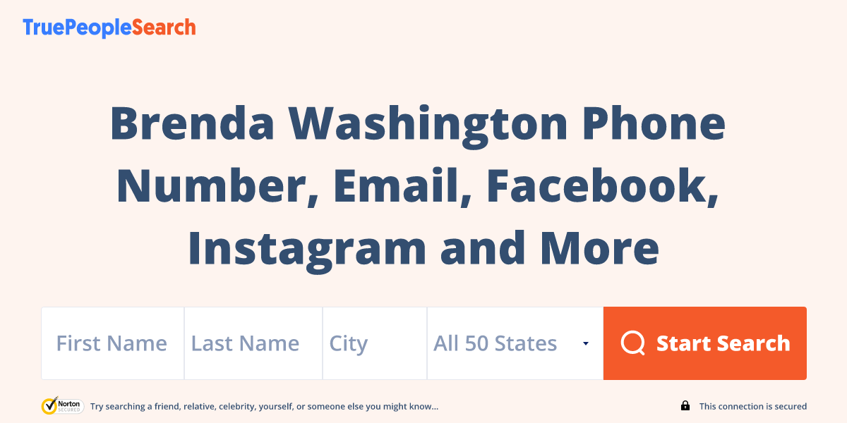 Brenda Washington: Number, Email, Facebook, Instagram and More