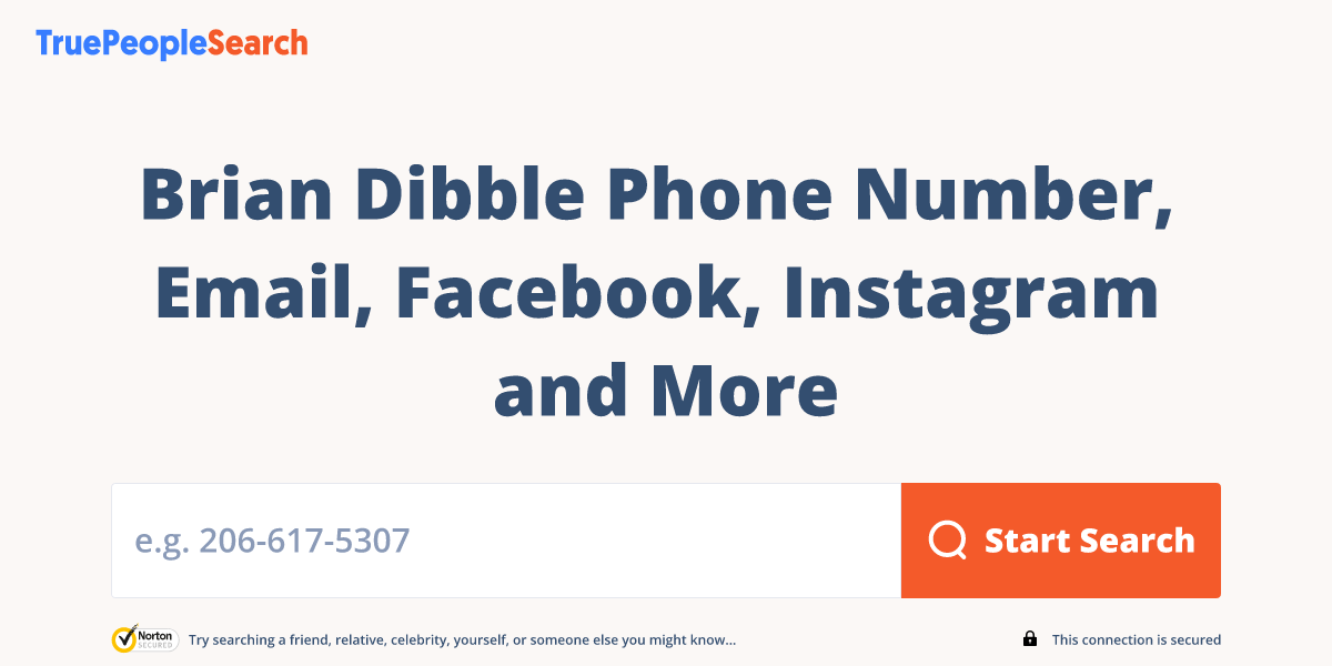 Brian Dibble: Number, Email, Facebook, Instagram and More