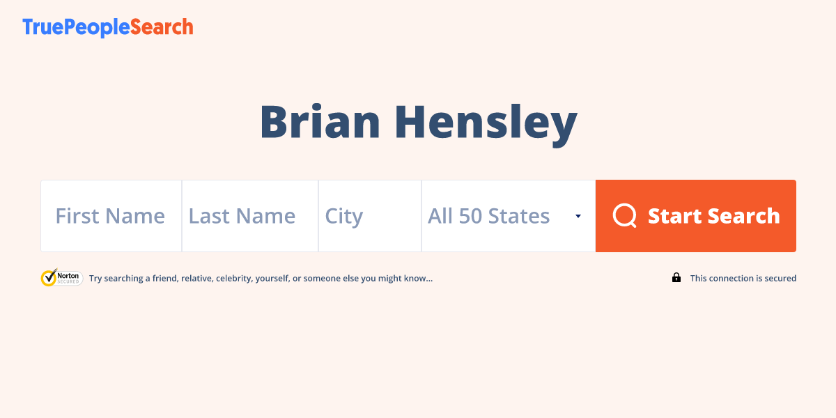 Brian Hensley: Number, Email, Facebook, Instagram and More