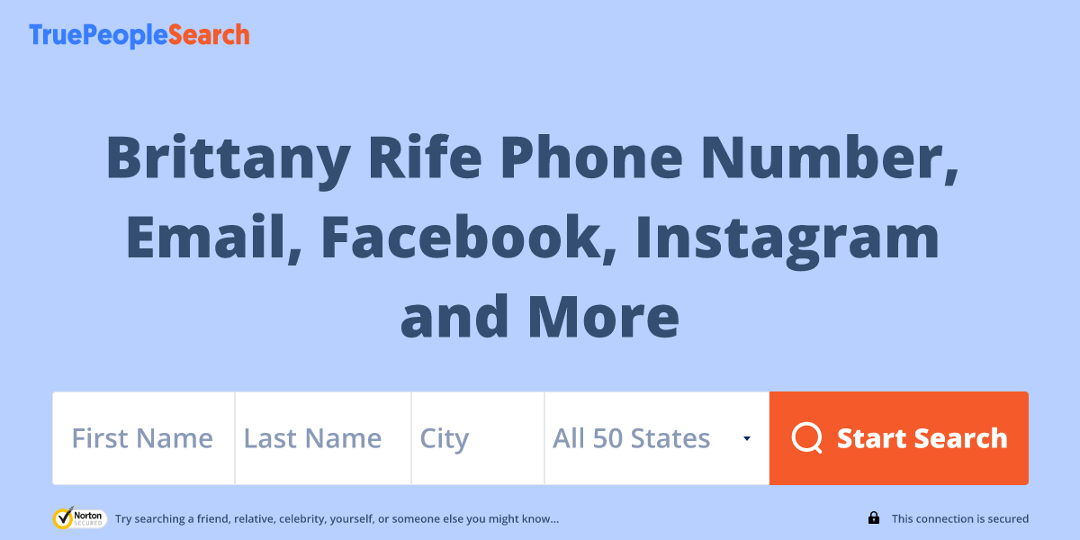 Brittany Rife: Number, Email, Facebook, Instagram and More