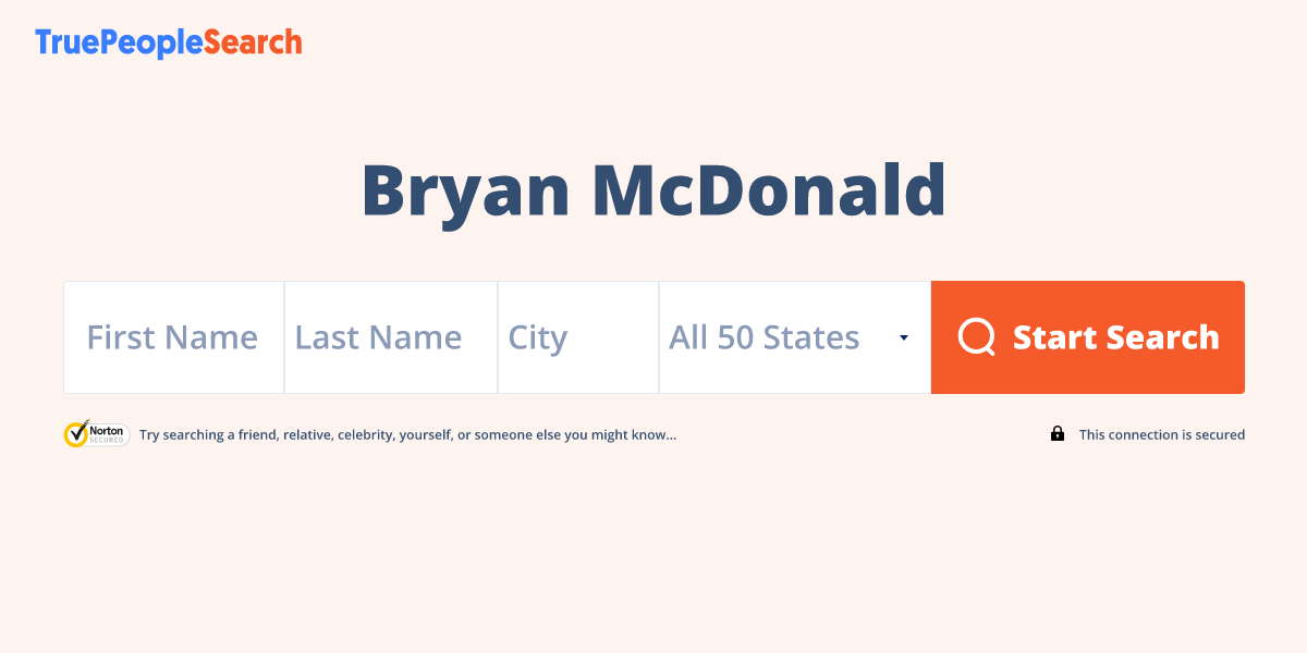 Bryan McDonald: Number, Email, Facebook, Instagram and More