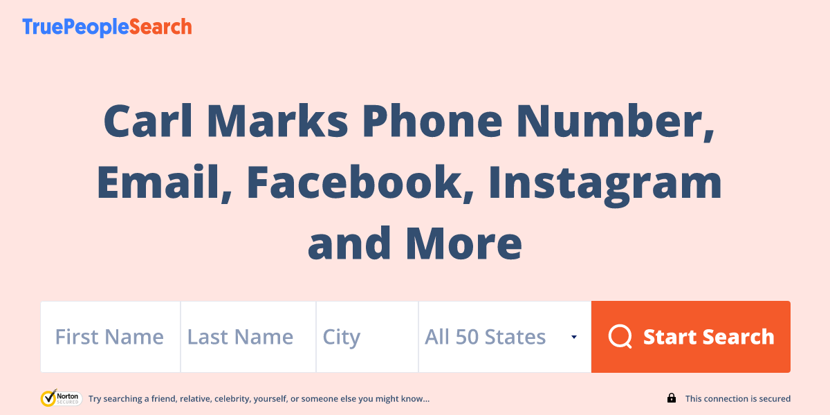 Carl Marks: Number, Email, Facebook, Instagram and More
