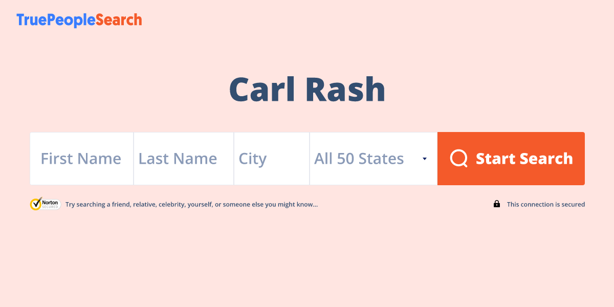 Carl Rash Phone Number, Address, Email & More - TruePeopleSearch.net