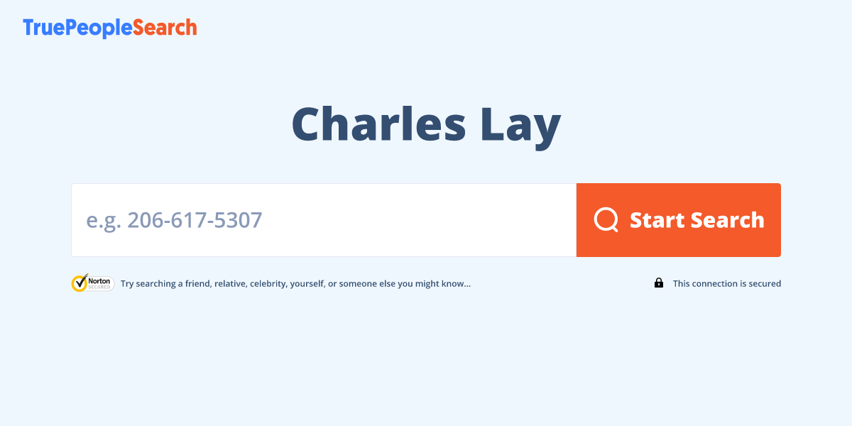 Charles Lay Phone Number, Address, Email & More - TruePeopleSearch.net