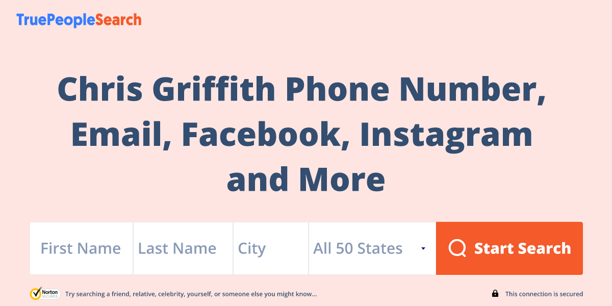 Chris Griffith: Number, Email, Facebook, Instagram and More
