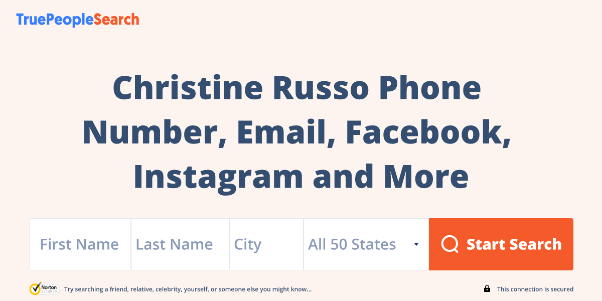 Christine Russo: Number, Email, Facebook, Instagram and More