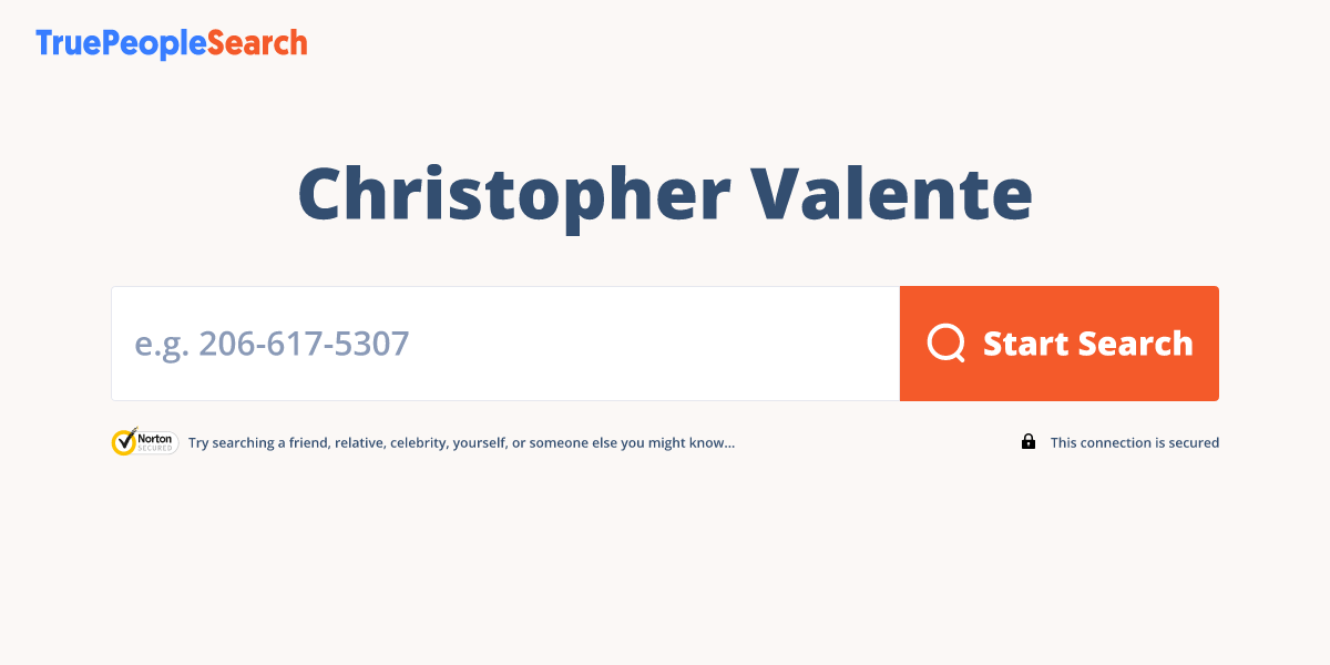 Christopher Valente Phone Number, Address, Email & More ...