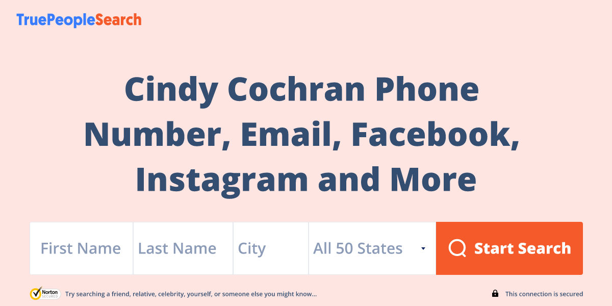 Cindy Cochran: Number, Email, Facebook, Instagram and More