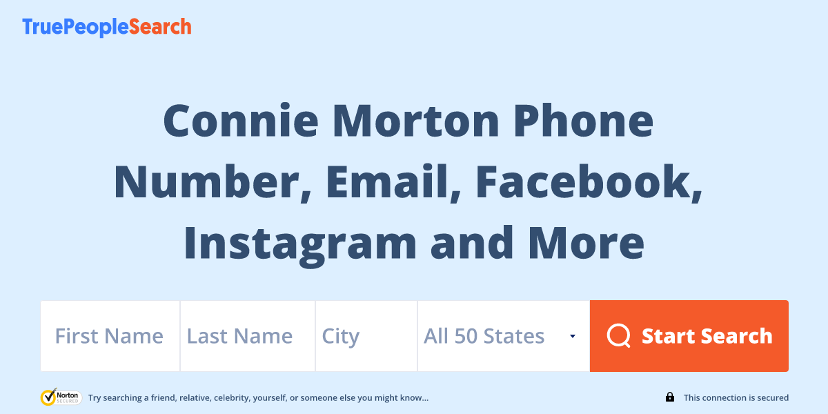 Connie Morton: Number, Email, Facebook, Instagram and More