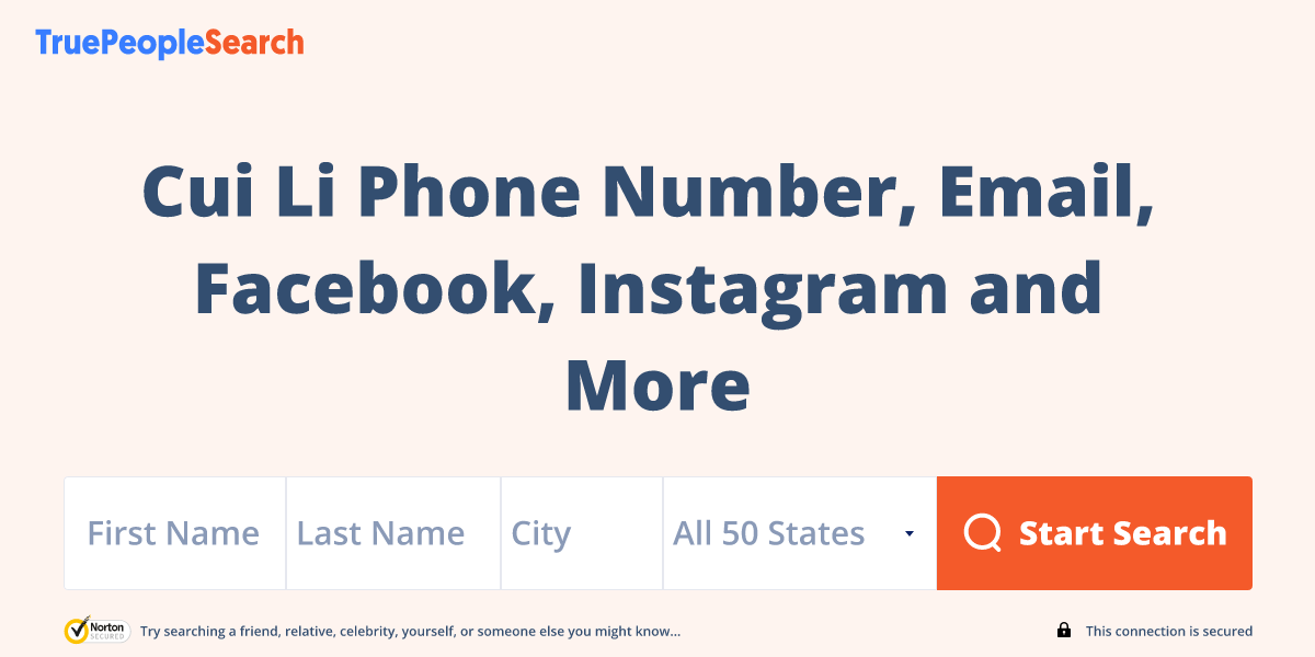 Cui Li: Number, Email, Facebook, Instagram and More