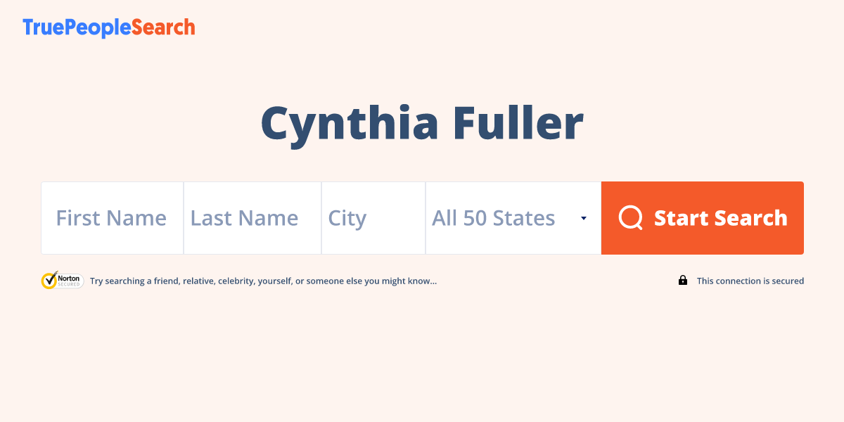 Cynthia Fuller Phone Number, Address, Email & More - TruePeopleSearch.net