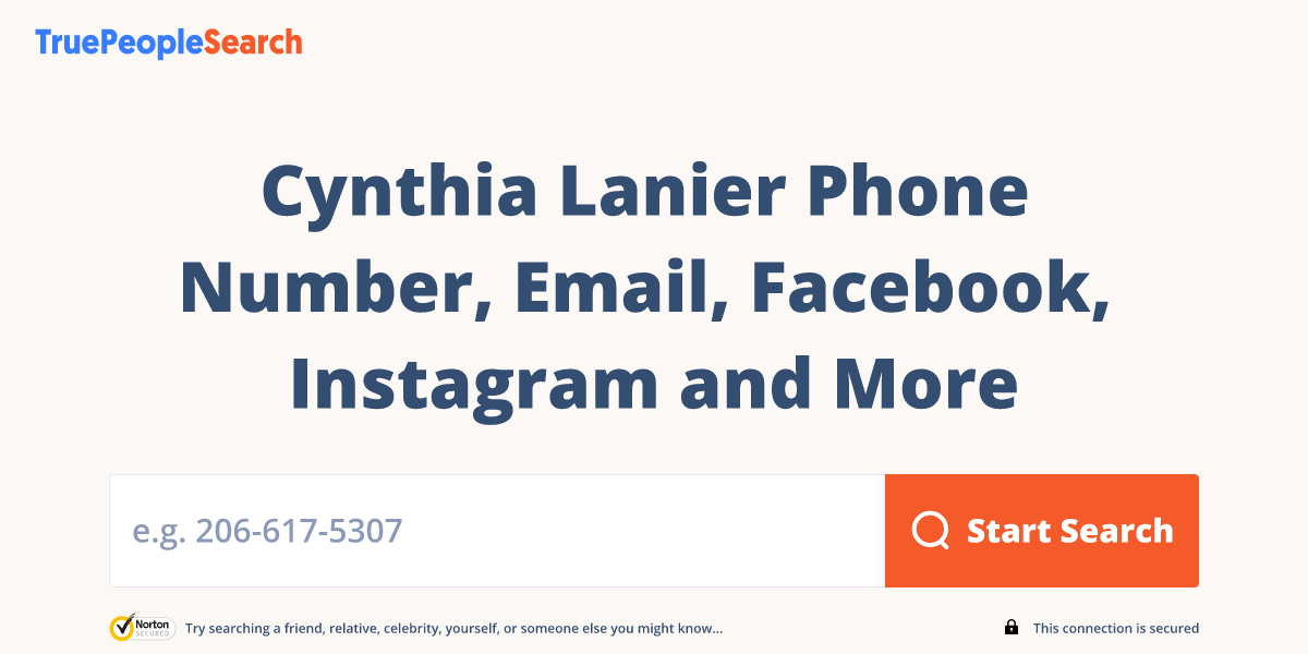 Cynthia Lanier: Number, Email, Facebook, Instagram and More