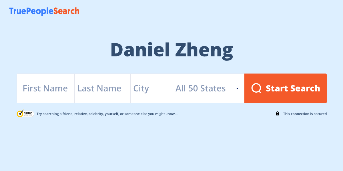 Daniel Zheng Phone Number, Address, Email & More - TruePeopleSearch.net