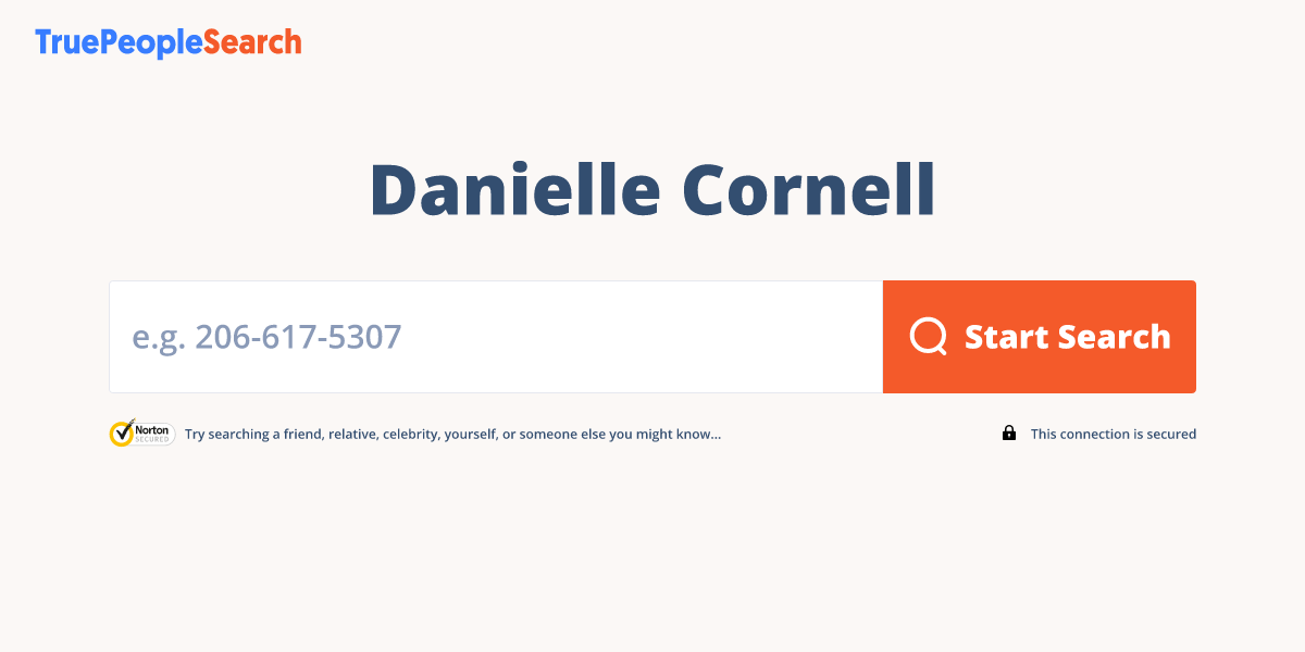 Danielle Cornell Phone Number, Address, Email & More - TruePeopleSearch.net