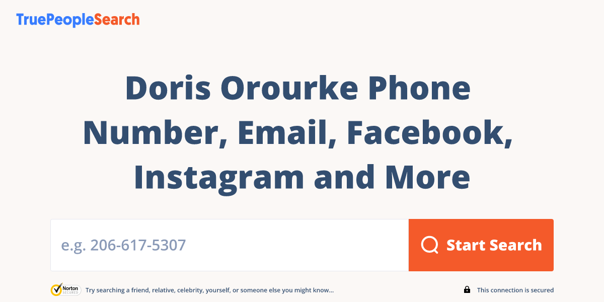 Doris Orourke: Number, Email, Facebook, Instagram and More