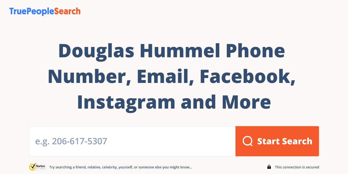 Douglas Hummel: Number, Email, Facebook, Instagram and More