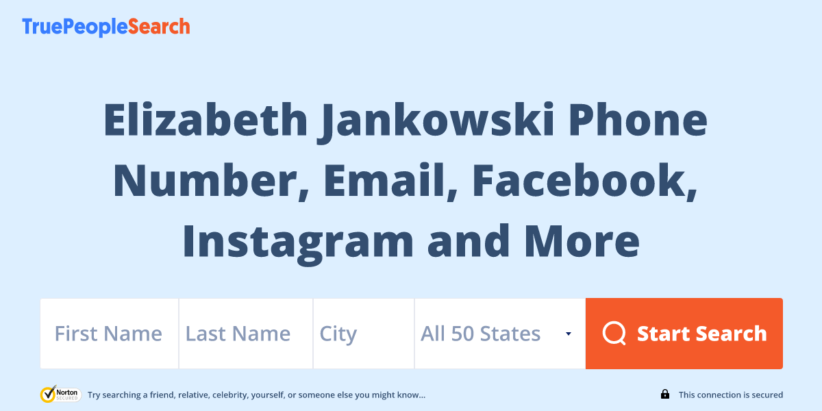 Elizabeth Jankowski: Number, Email, Facebook, Instagram and More