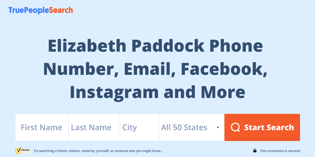 Elizabeth Paddock: Number, Email, Facebook, Instagram and More