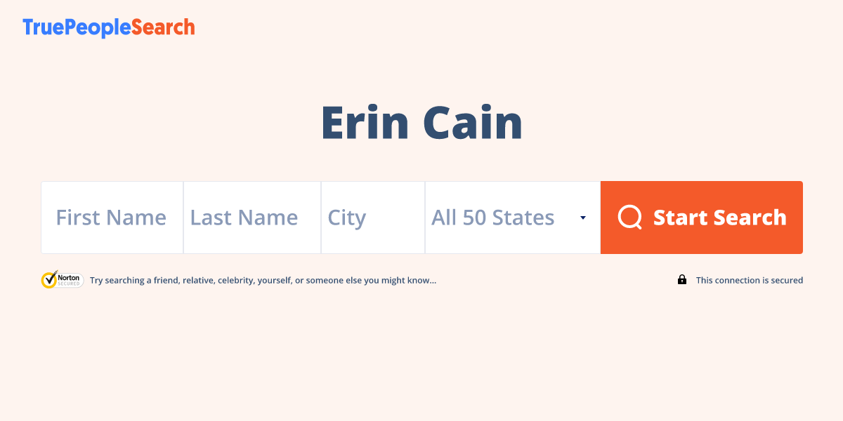 Erin Cain Phone Number, Address, Email & More - TruePeopleSearch.net