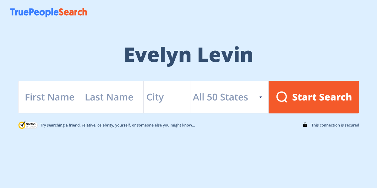 Evelyn Levin Phone Number, Address, Email & More - TruePeopleSearch.net