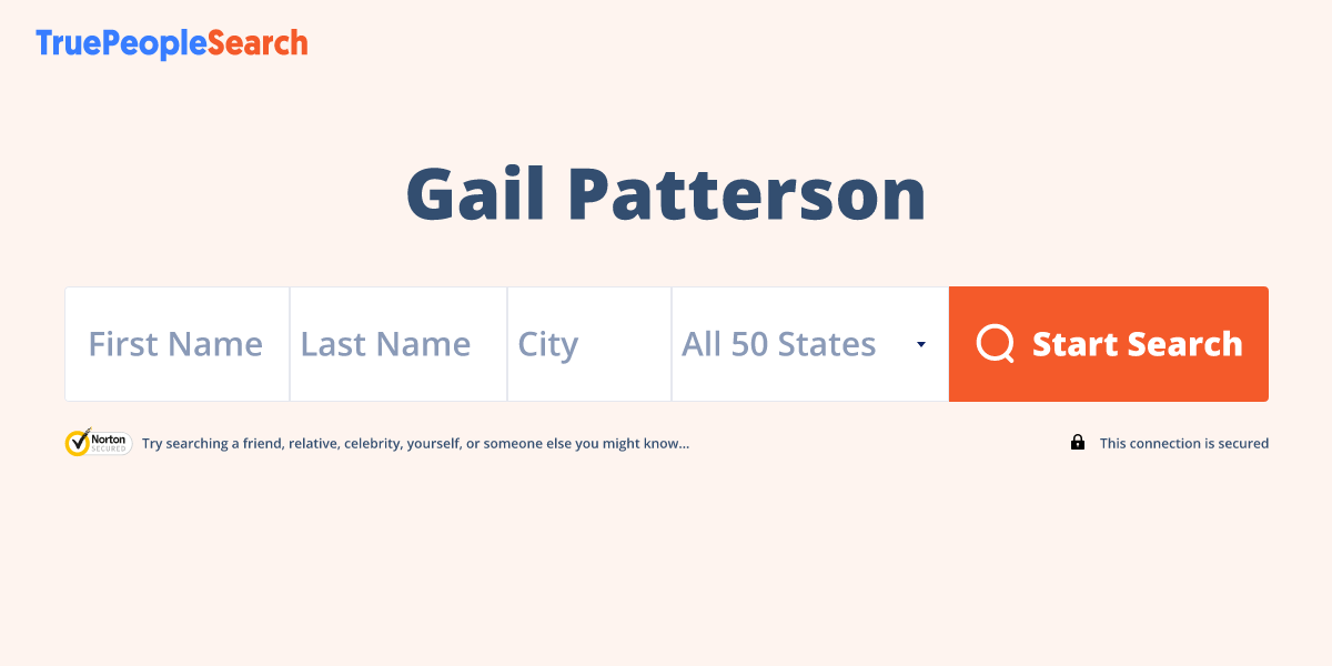 Gail Patterson Phone Number, Address, Email & More - TruePeopleSearch.net