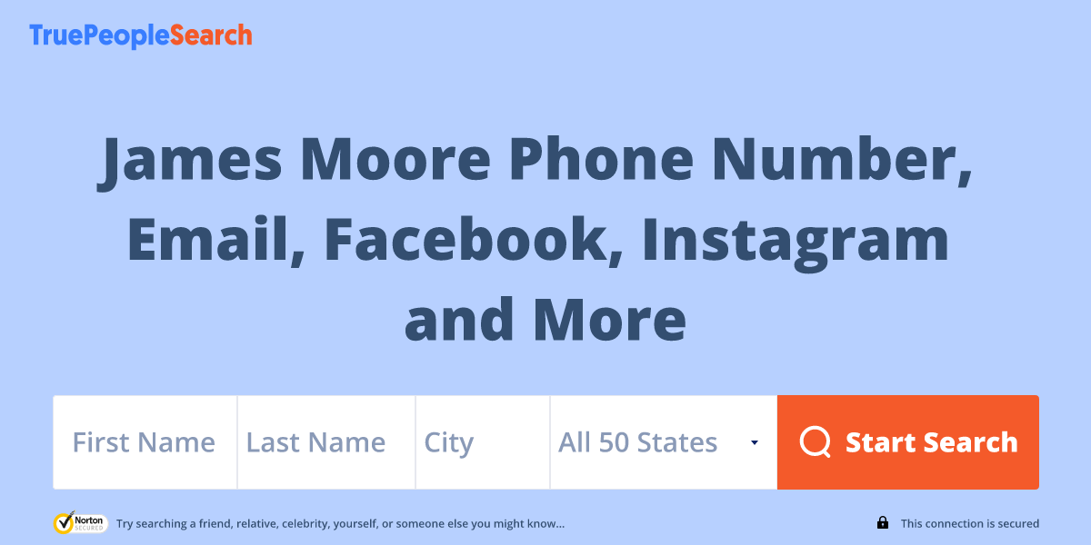 James Moore: Number, Email, Facebook, Instagram and More