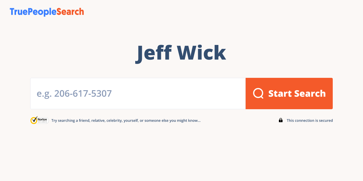 Jeff Wick: Number, Email, Facebook, Instagram and More