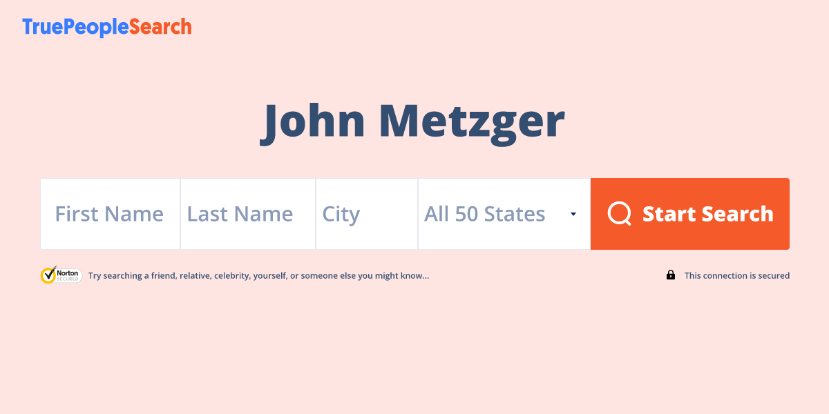 John Metzger Phone Number, Address, Email & More - TruePeopleSearch.net