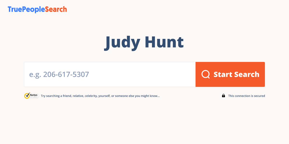 Judy Hunt Phone Number, Address, Email & More - TruePeopleSearch.net