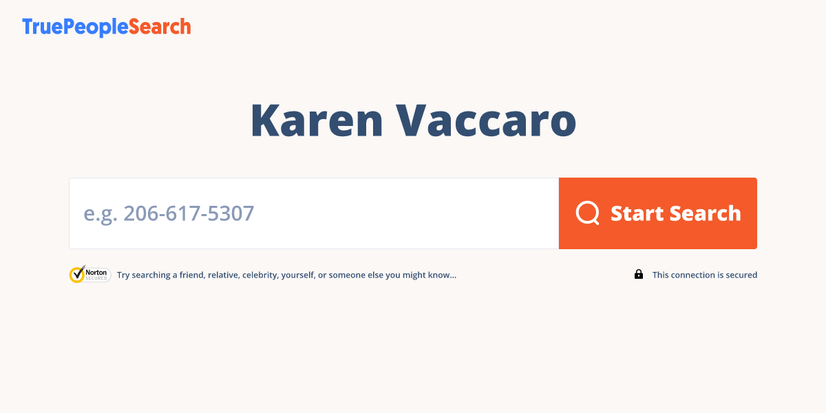 Karen Vaccaro Phone Number, Address, Email & More - TruePeopleSearch.net