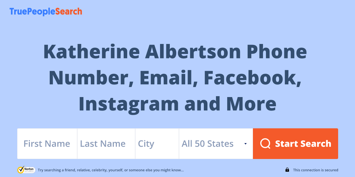 Katherine Albertson: Number, Email, Facebook, Instagram and More