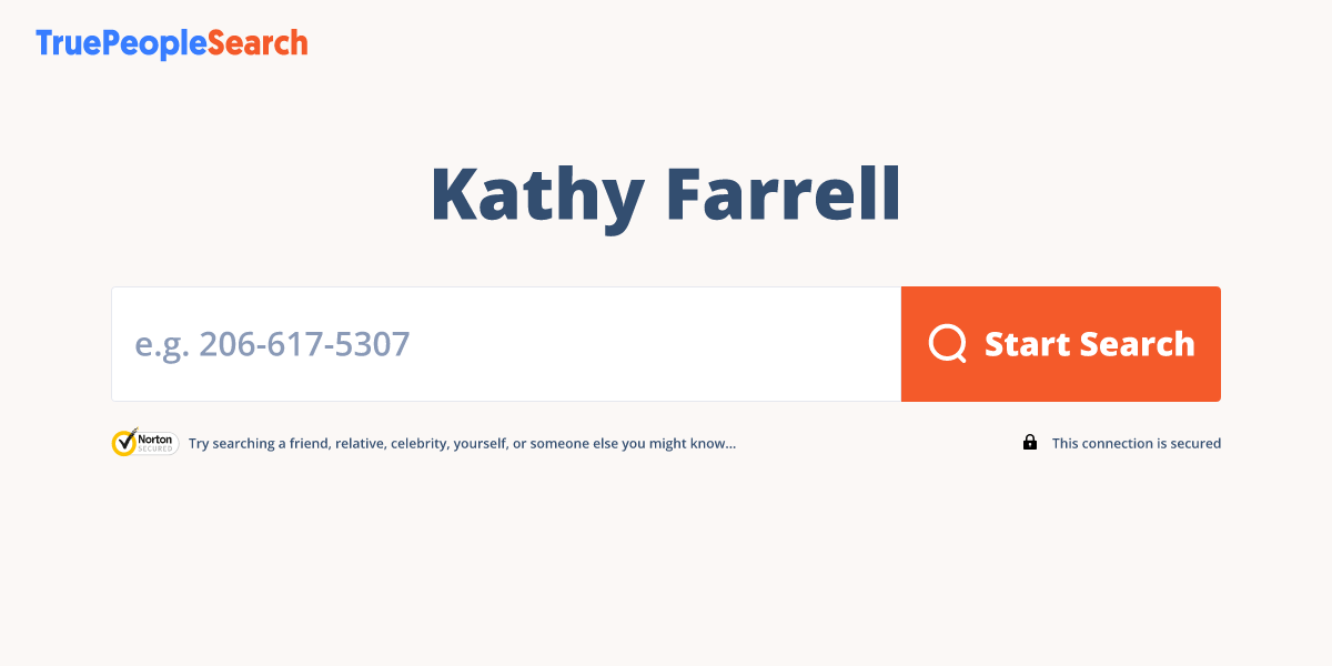 Kathy Farrell Phone Number, Address, Email & More - TruePeopleSearch.net