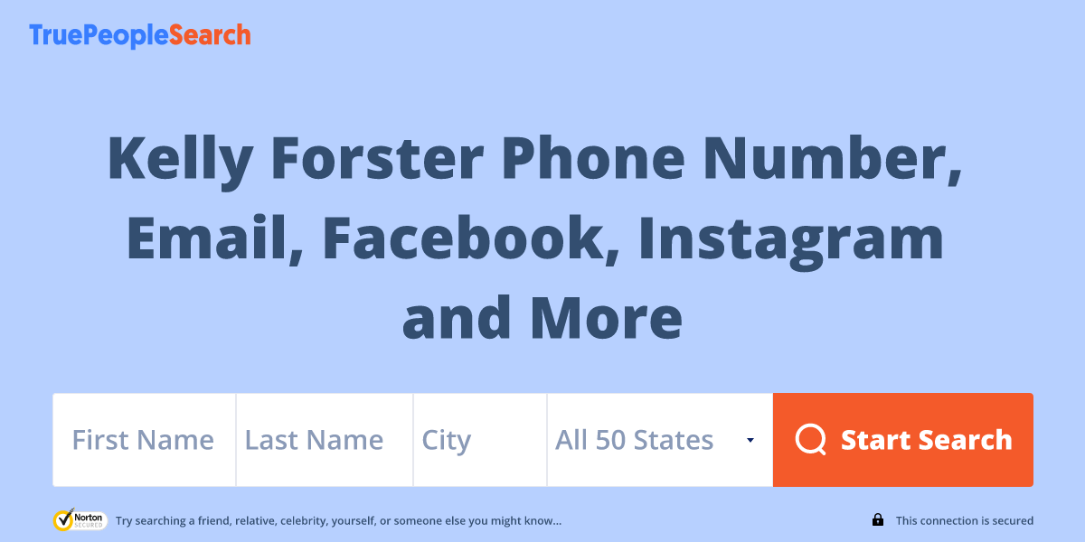 Kelly Forster: Number, Email, Facebook, Instagram and More