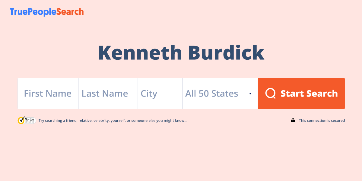Kenneth Burdick Phone Number, Address, Email & More - TruePeopleSearch.net