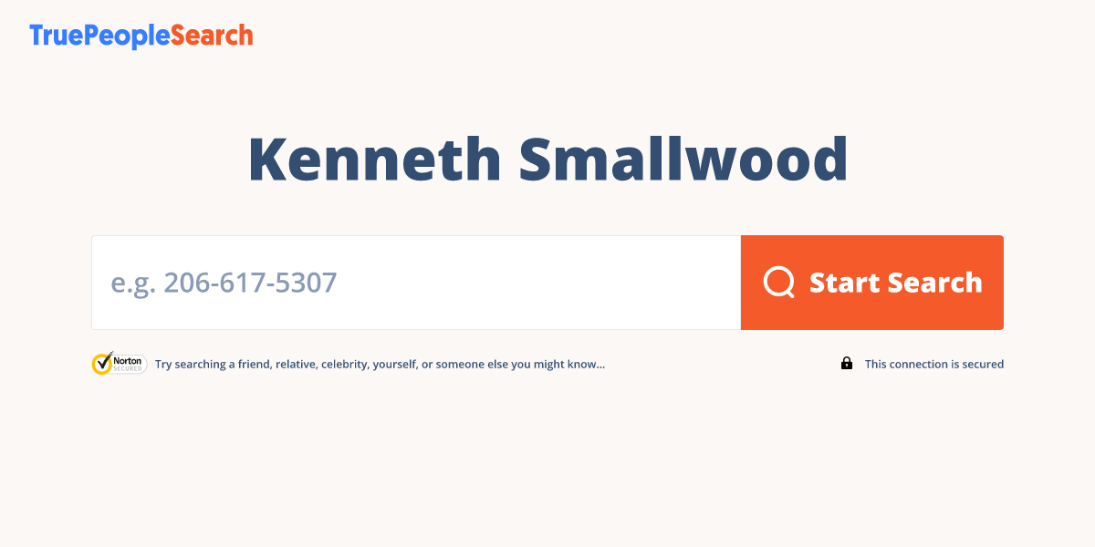 Kenneth Smallwood: Number, Email, Facebook, Instagram and More