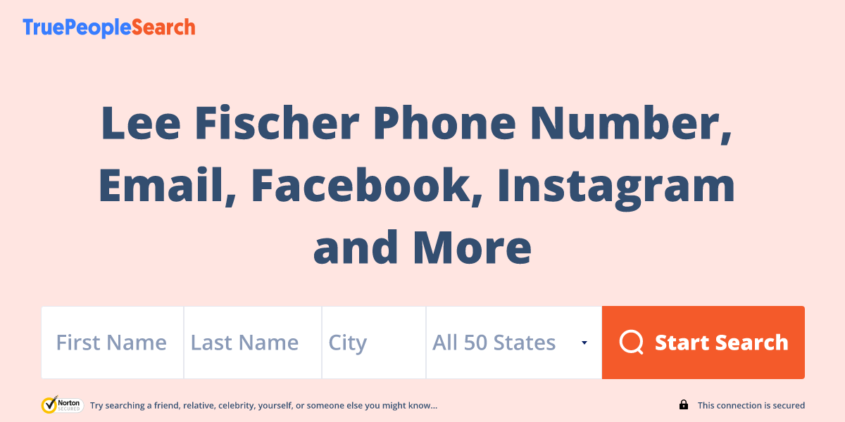 Lee Fischer: Number, Email, Facebook, Instagram and More