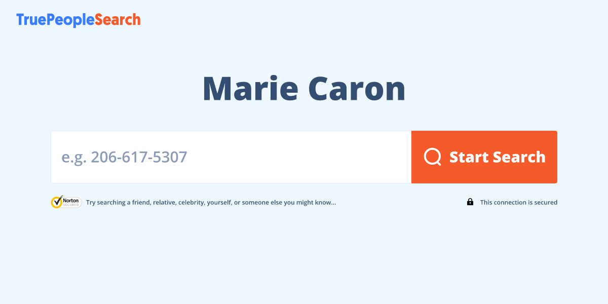 Marie Caron Phone Number, Address, Email & More - TruePeopleSearch.net