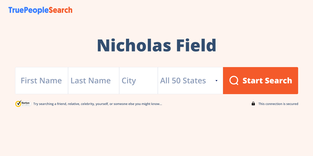Nicholas Field Phone Number, Address, Email & More - TruePeopleSearch.net