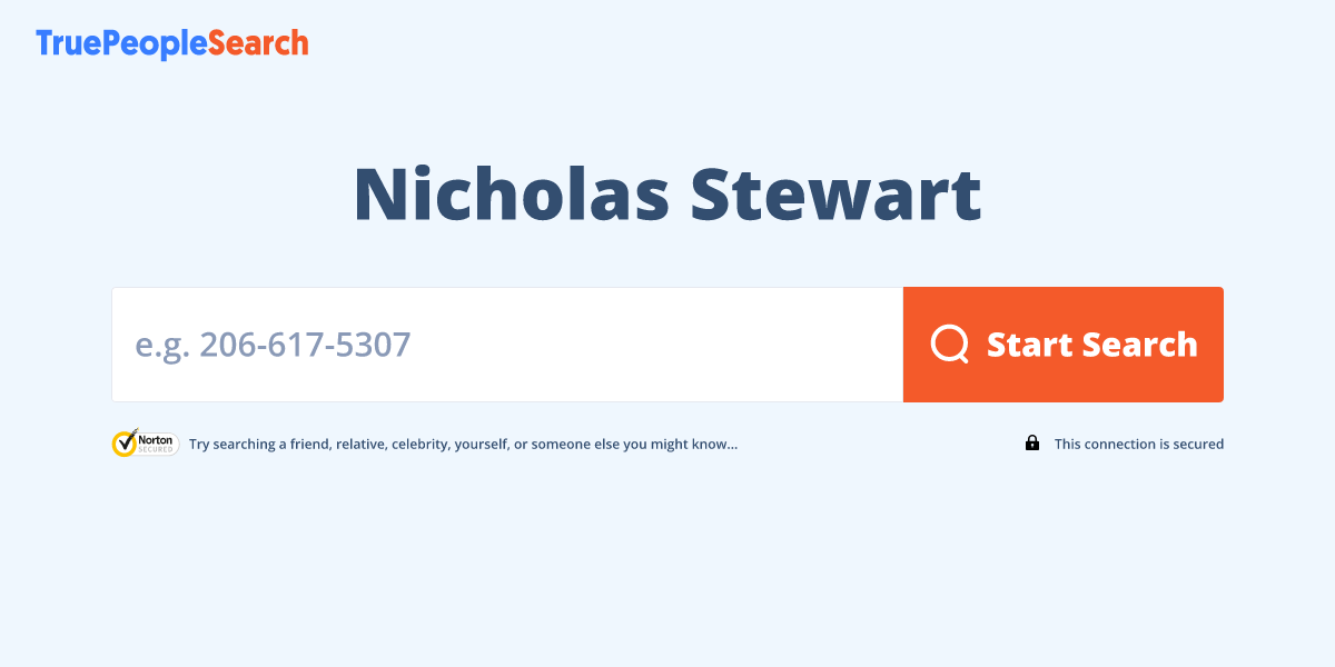 Nicholas Stewart: Number, Email, Facebook, Instagram and More