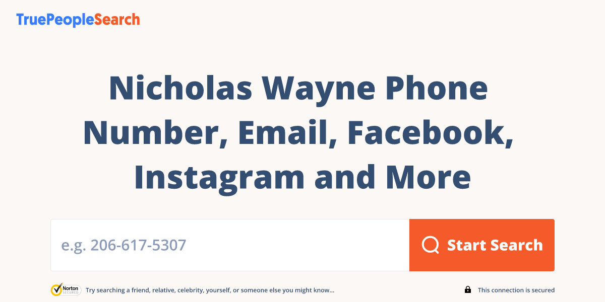 Nicholas Wayne: Number, Email, Facebook, Instagram and More