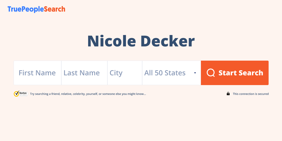 Nicole Decker: Number, Email, Facebook, Instagram and More