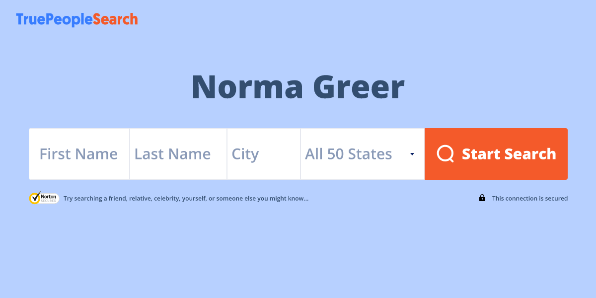 Norma Greer Phone Number, Address, Email & More - TruePeopleSearch.net