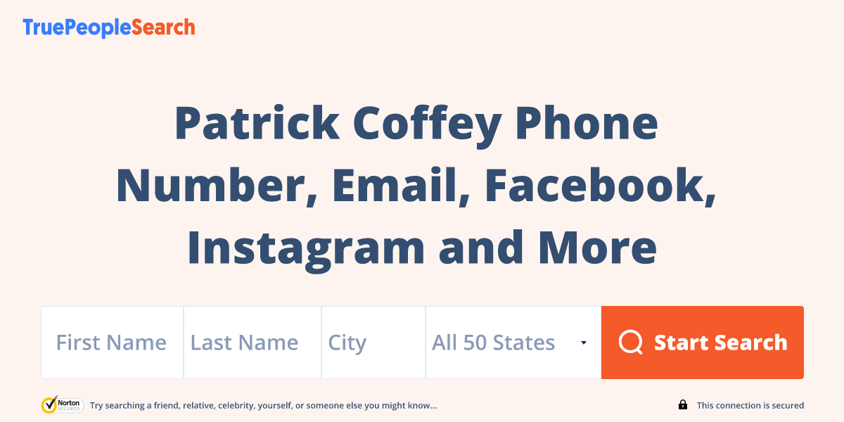 Patrick Coffey: Number, Email, Facebook, Instagram and More