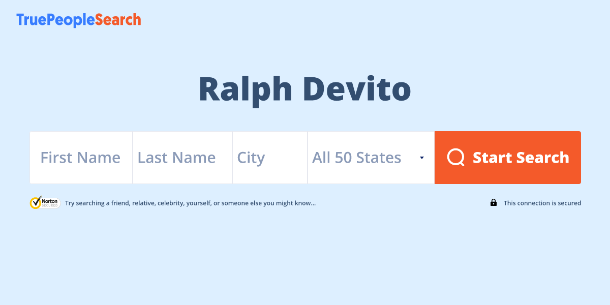 Ralph Devito Phone Number, Address, Email & More - TruePeopleSearch.net