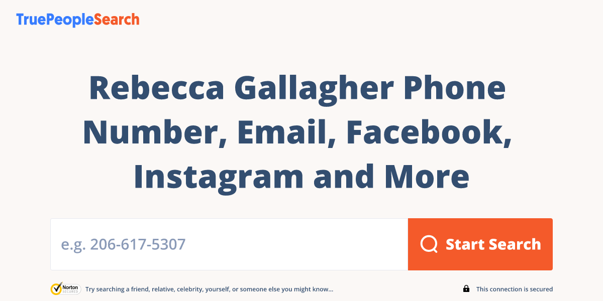 Rebecca Gallagher: Number, Email, Facebook, Instagram and More