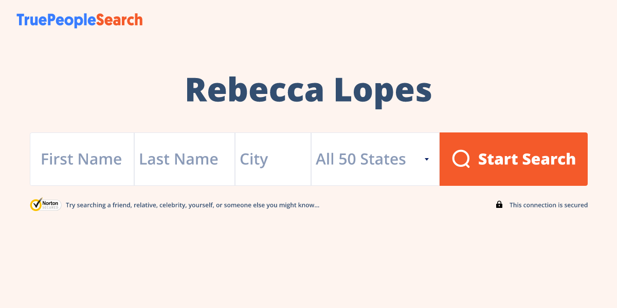 Rebecca Lopes Phone Number, Address, Email & More - TruePeopleSearch.net
