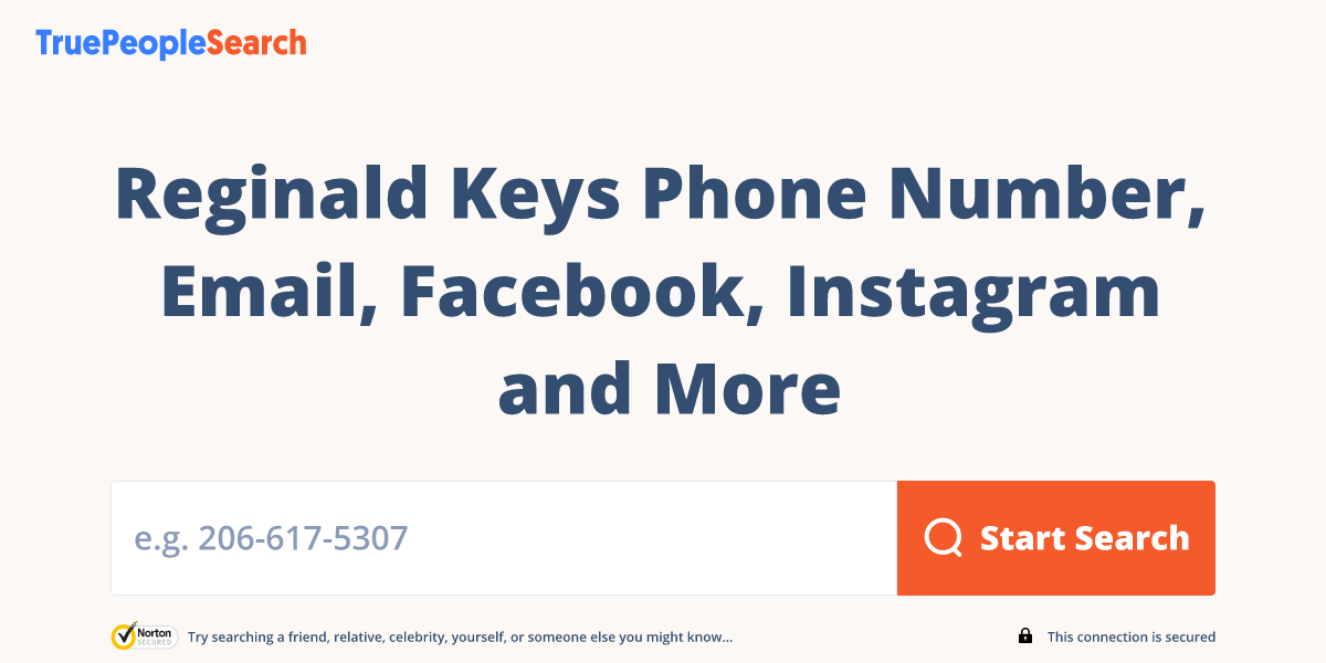 Reginald Keys: Number, Email, Facebook, Instagram and More